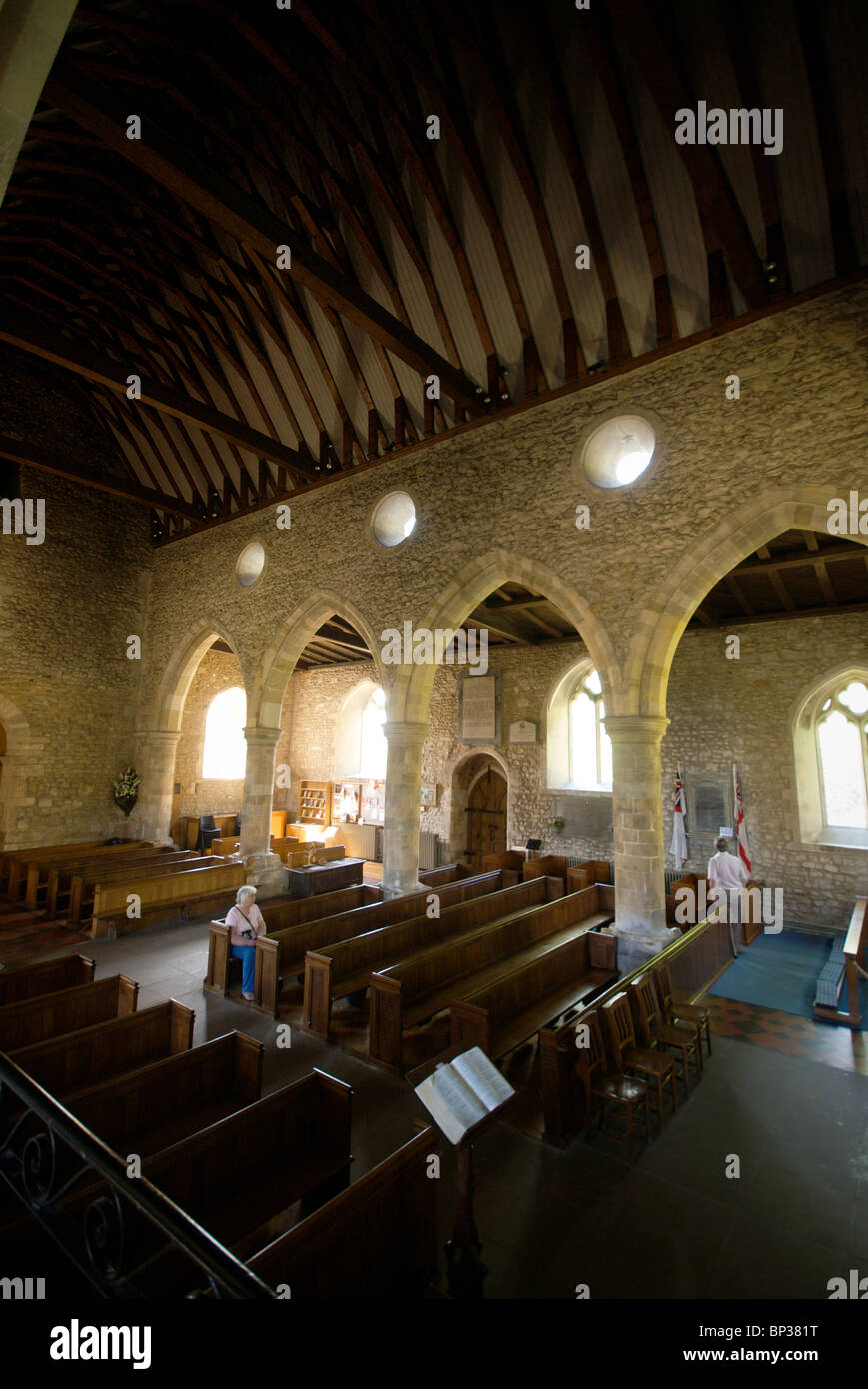 Bosham church interior hi-res stock photography and images - Alamy
