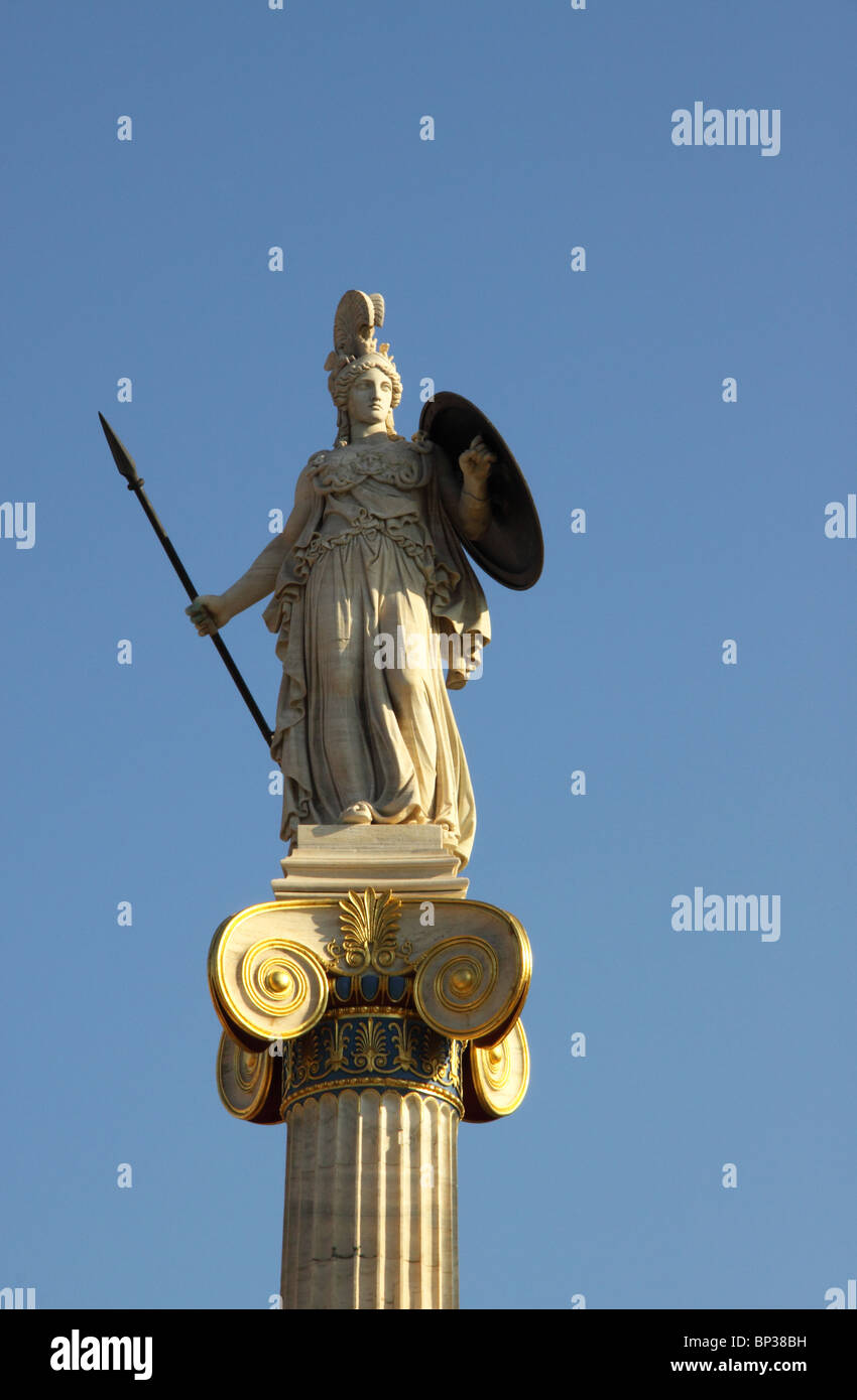 Statue of athena athens hi-res stock photography and images - Alamy