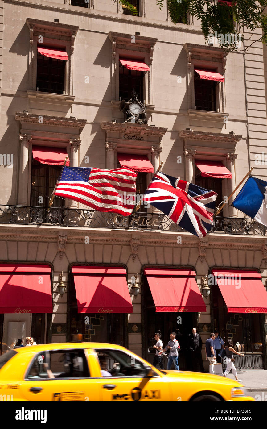 The Cartier Mansion is a Landmark on Fifth Avenue in New York City, USA ...