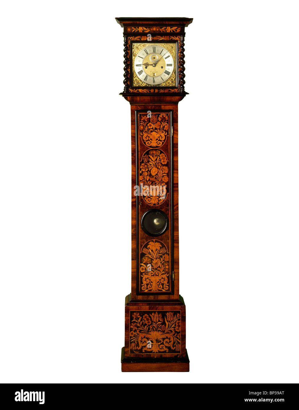 English Longcase clock Stock Photo - Alamy