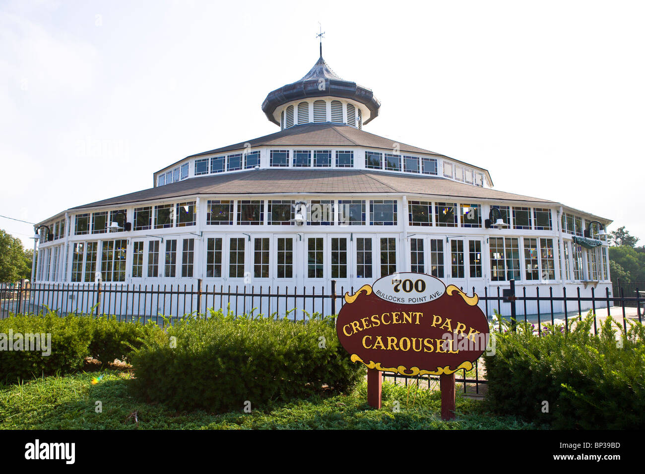 Crescent Park Looff Carousel built in 1895 is located across the street ...