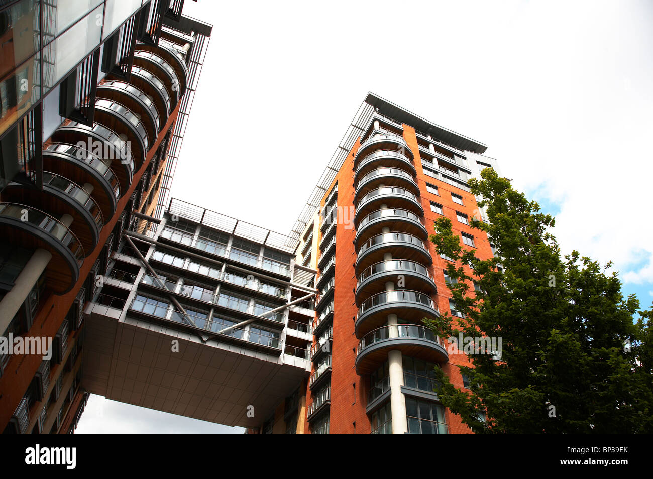 Left Bank apartments in Spinningfields Manchester UK Stock Photo - Alamy