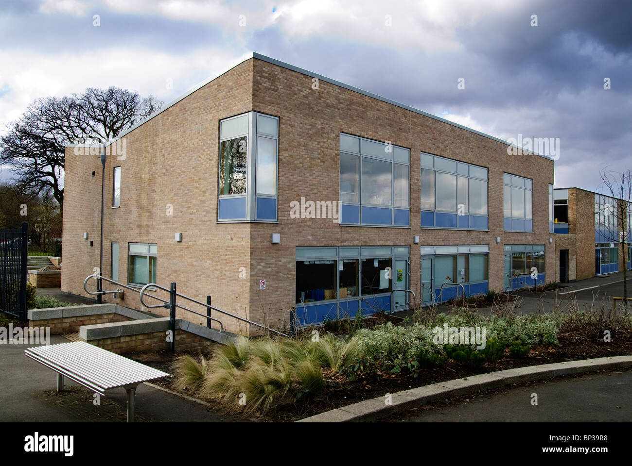 Marnel Junior School exterior Stock Photo - Alamy