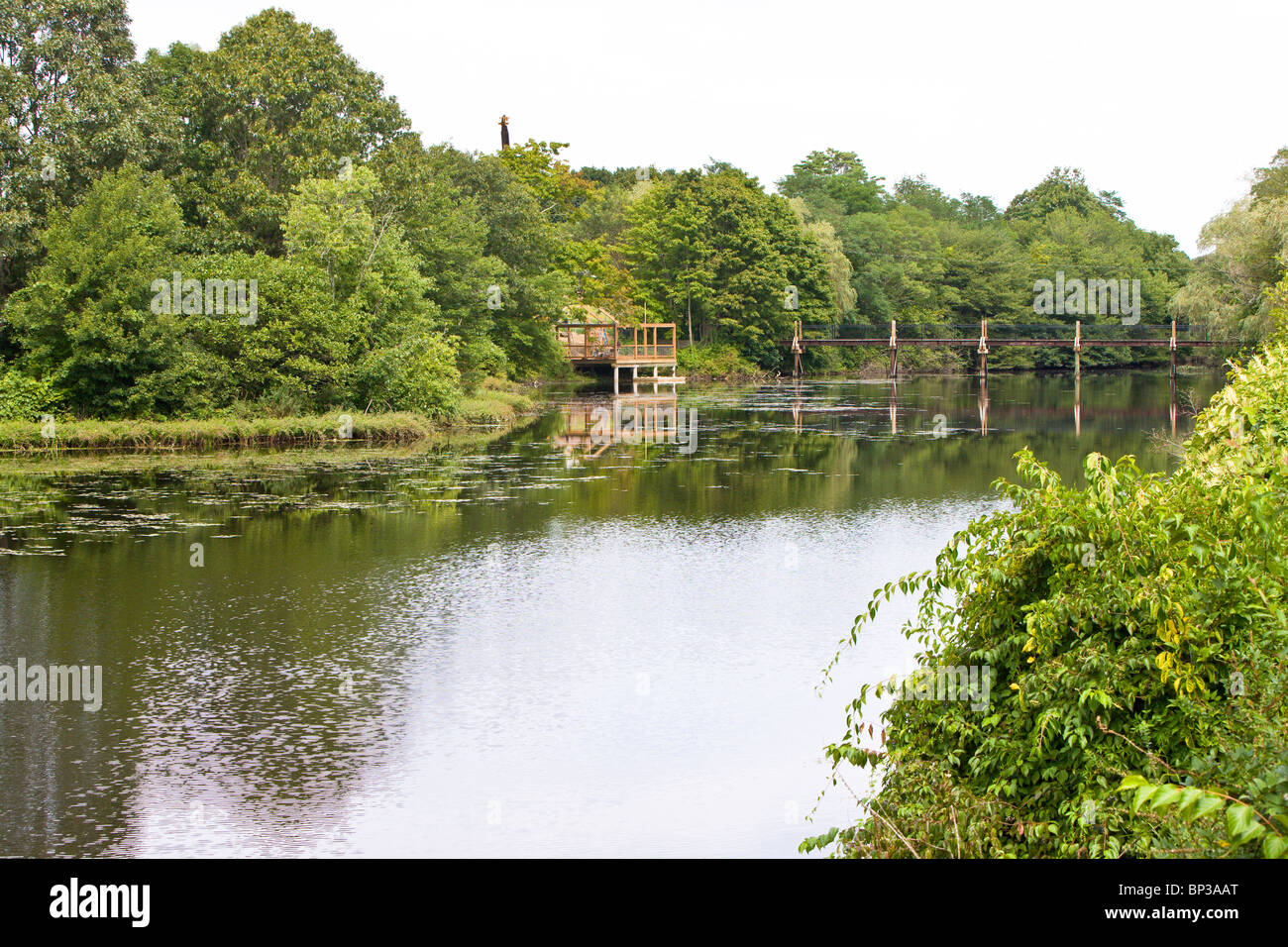 Downtown scene in Wakefield, RI Stock Photo - Alamy