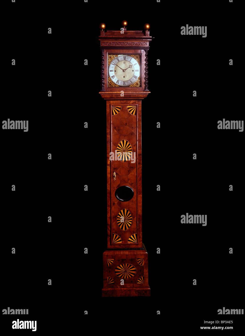 English Longcase clock Stock Photo - Alamy