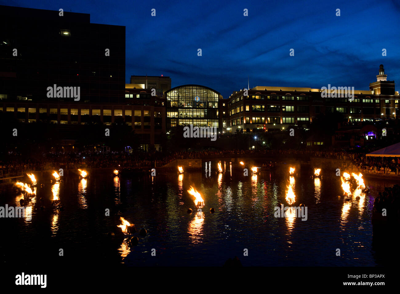 WaterFire Providence event Stock Photo - Alamy