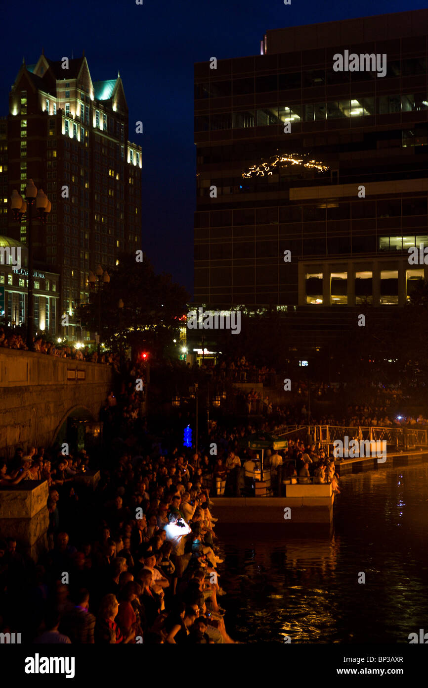 WaterFire Providence event Stock Photo - Alamy