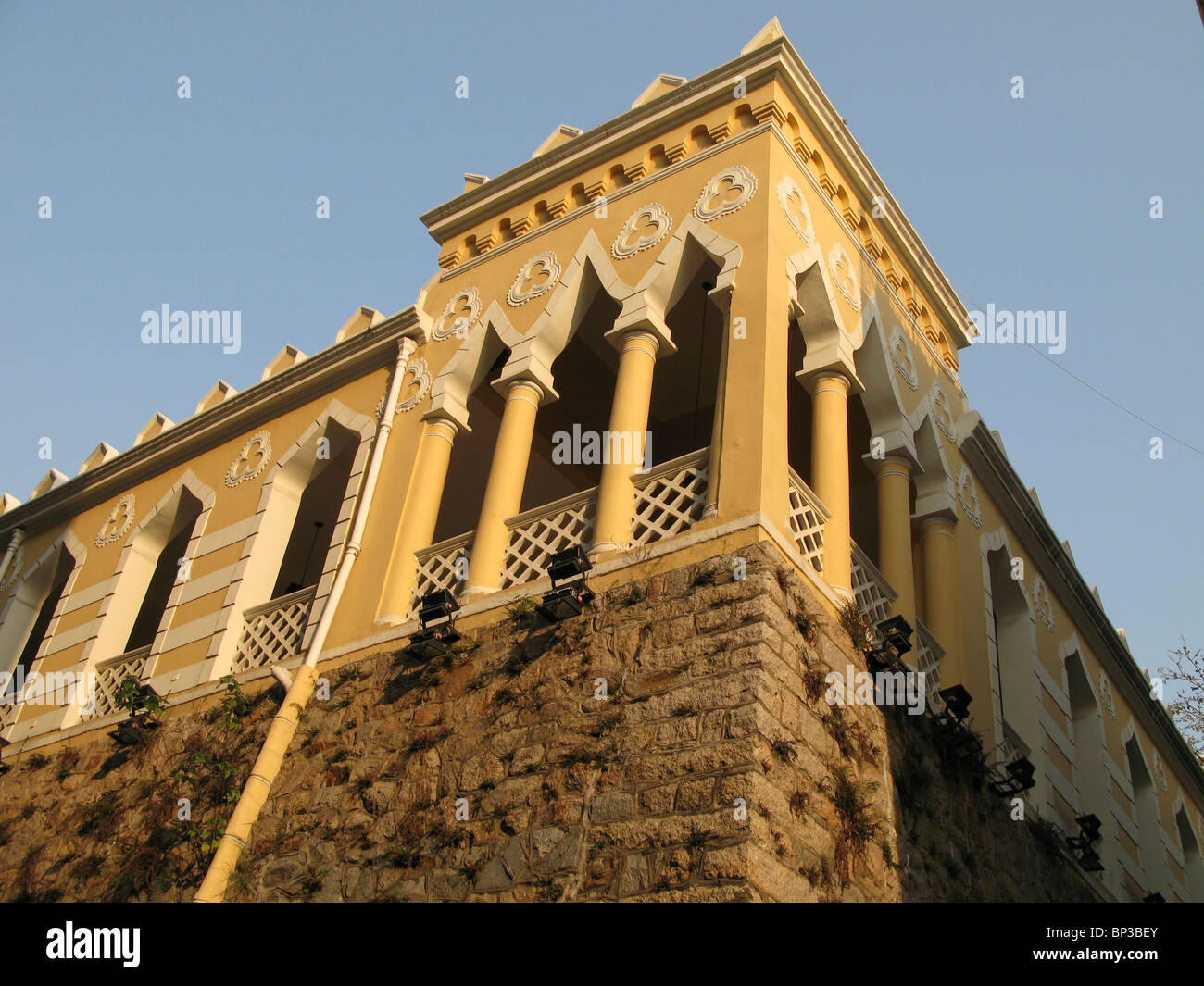 Moorish Barracks, Macau, China Stock Photo - Alamy