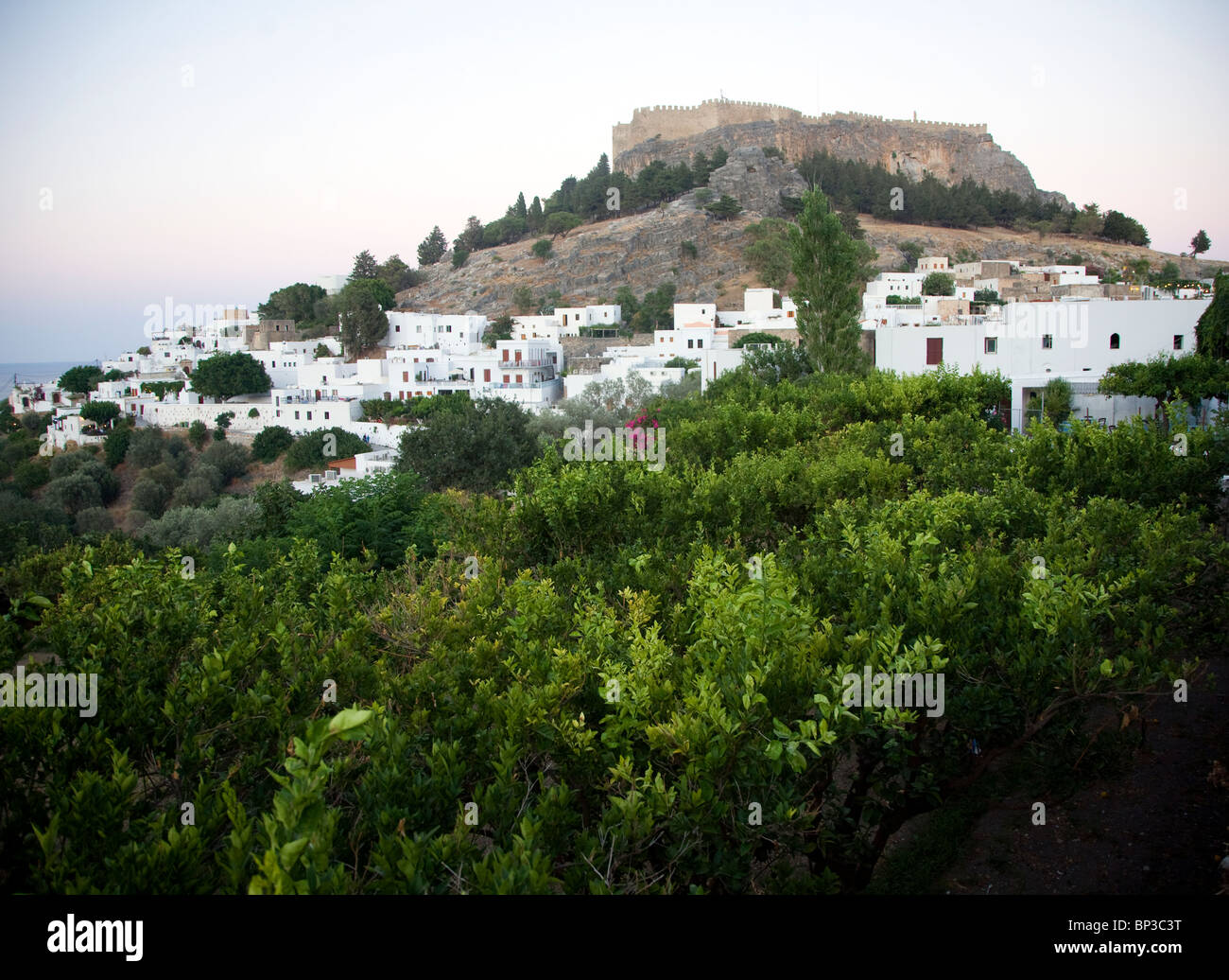 Lindos village hi-res stock photography and images - Alamy