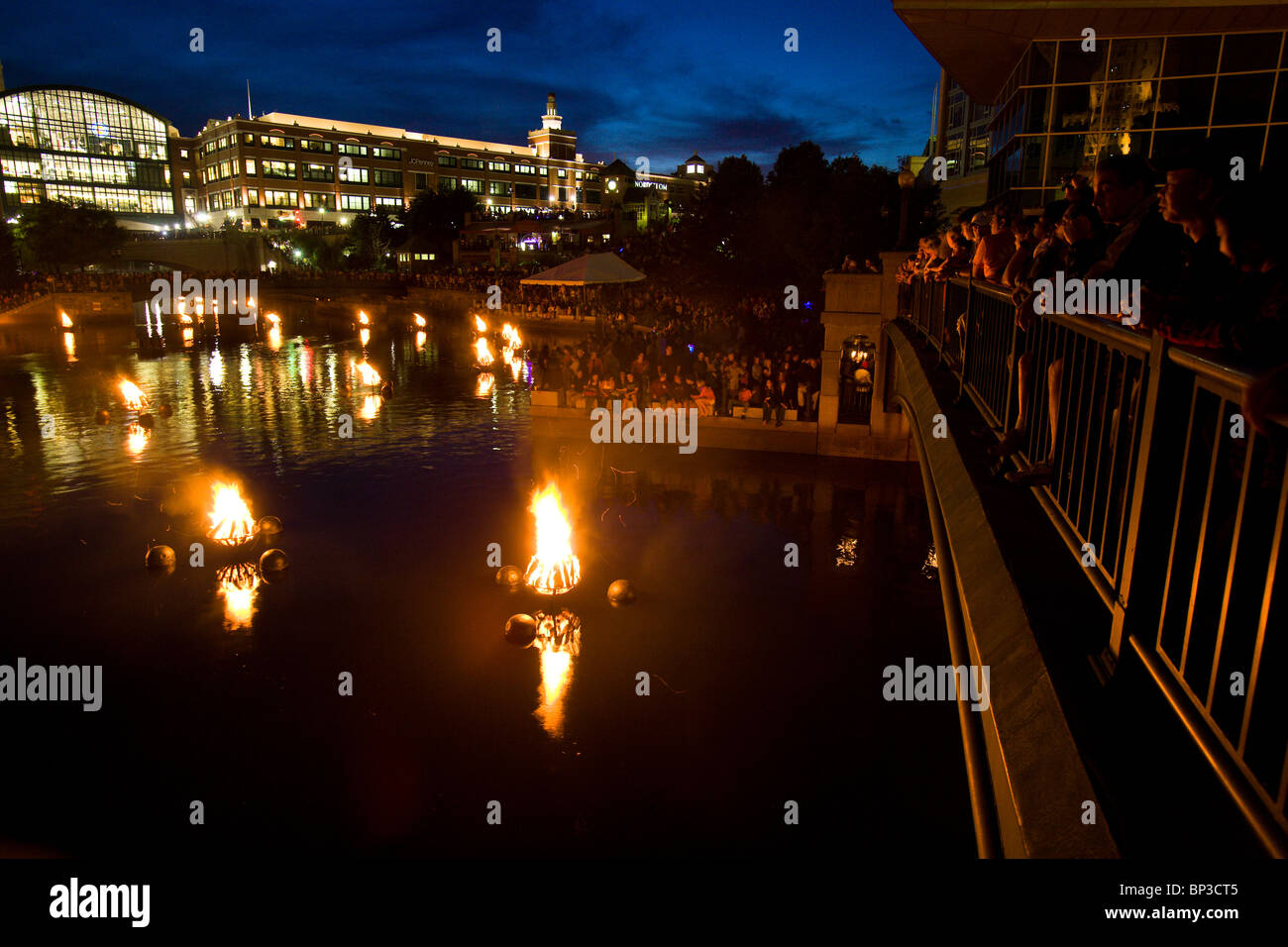 WaterFire Providence event Stock Photo - Alamy