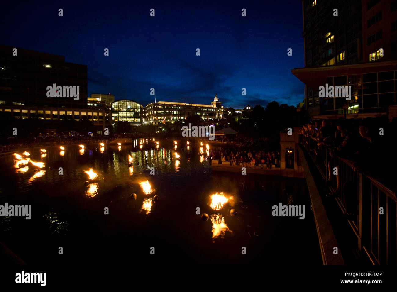 WaterFire Providence event Stock Photo - Alamy