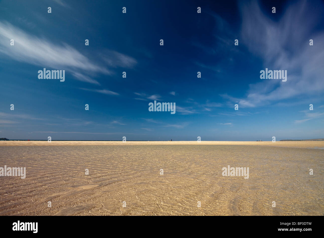 The beautiful beach at Hayle bluff in Cornwall UK Stock Photo - Alamy
