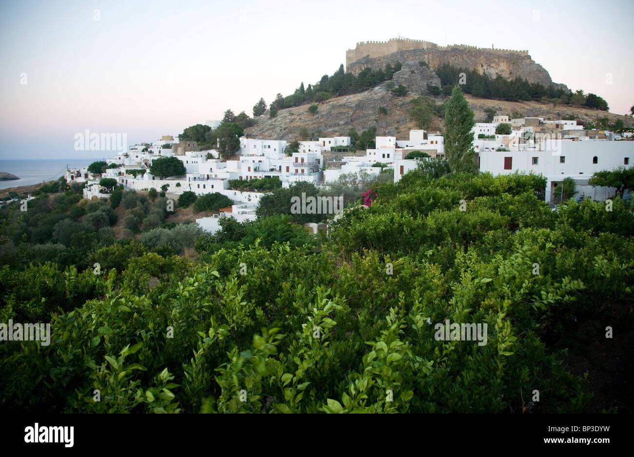 Lindos village hi-res stock photography and images - Alamy