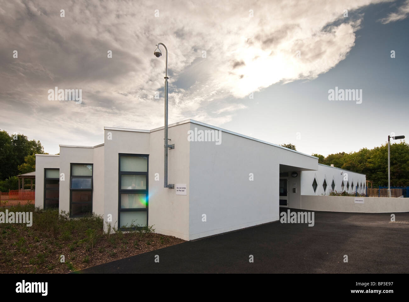 Knights Enham Infant and Junior School exteriors porch and level ...