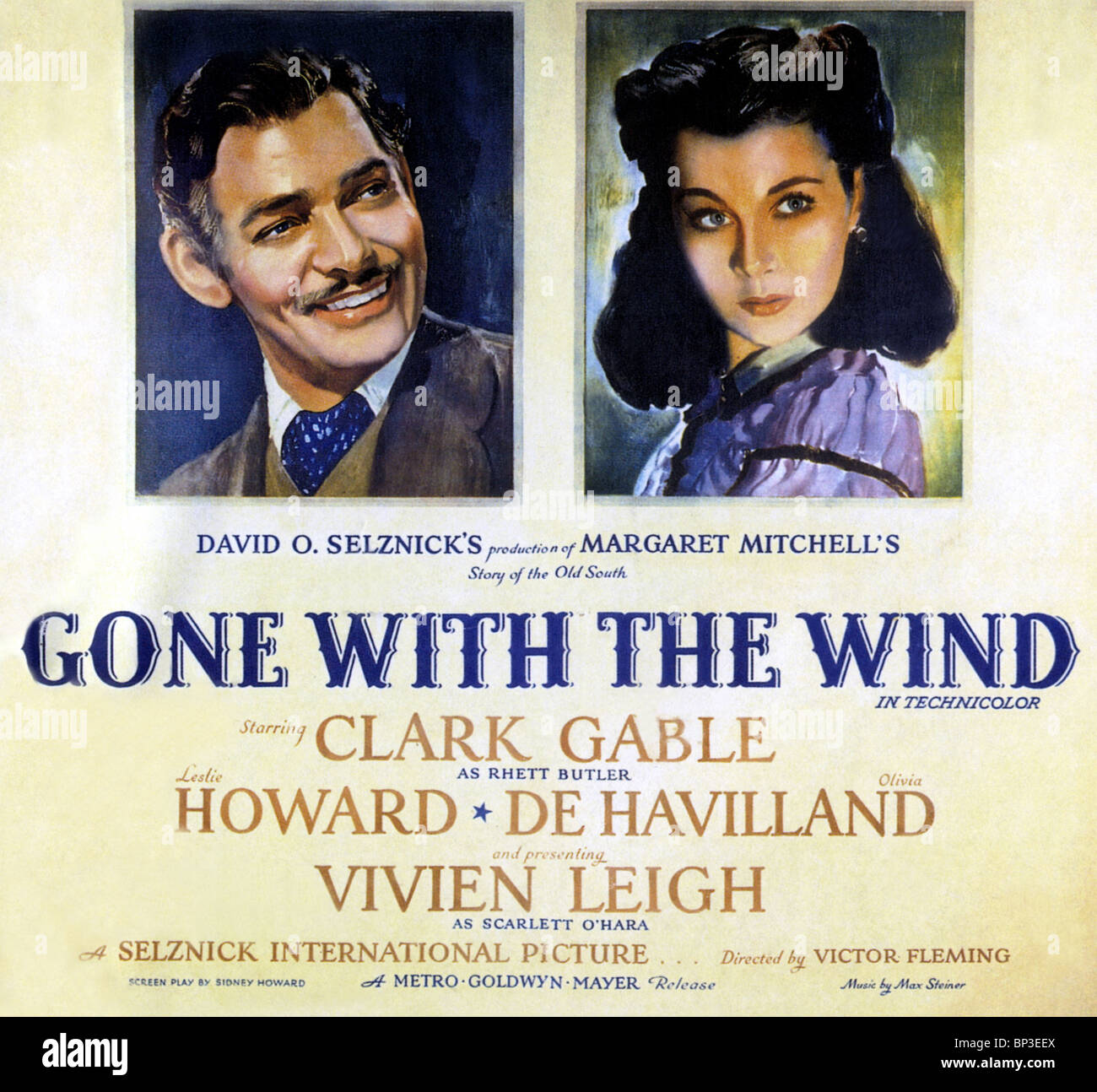 CLARK GABLE, VIVIEN LEIGH, GONE WITH THE WIND, 1939 Stock Photo - Alamy