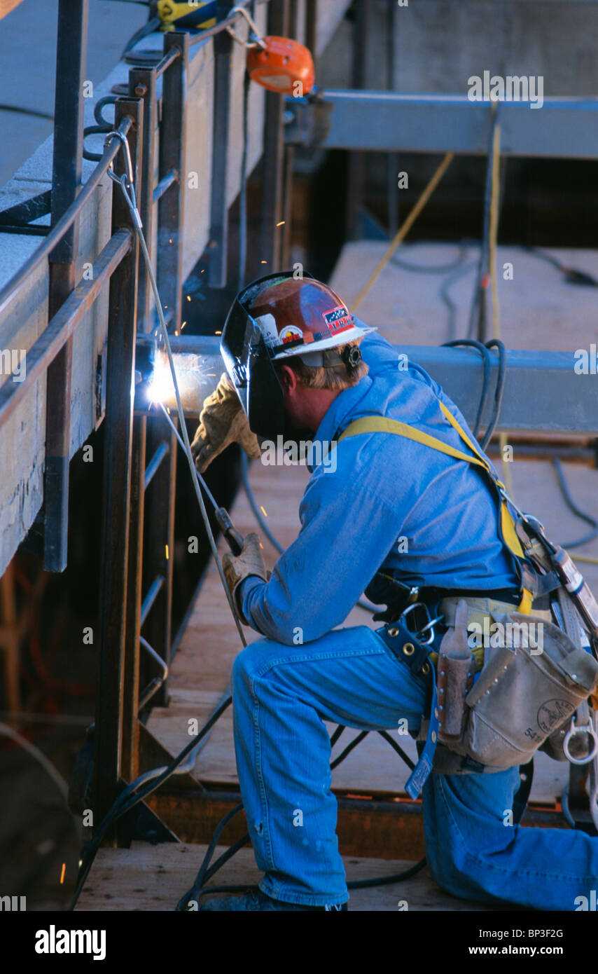Welder working in Denver, Colorado, USA Stock Photo - Alamy