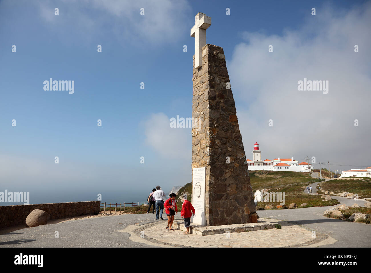 Cabo da Roca in Portugal - the westernmost point of Europe Stock Photo ...
