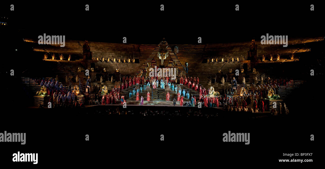 Aida at the Arena, Verona, Italy Stock Photo - Alamy