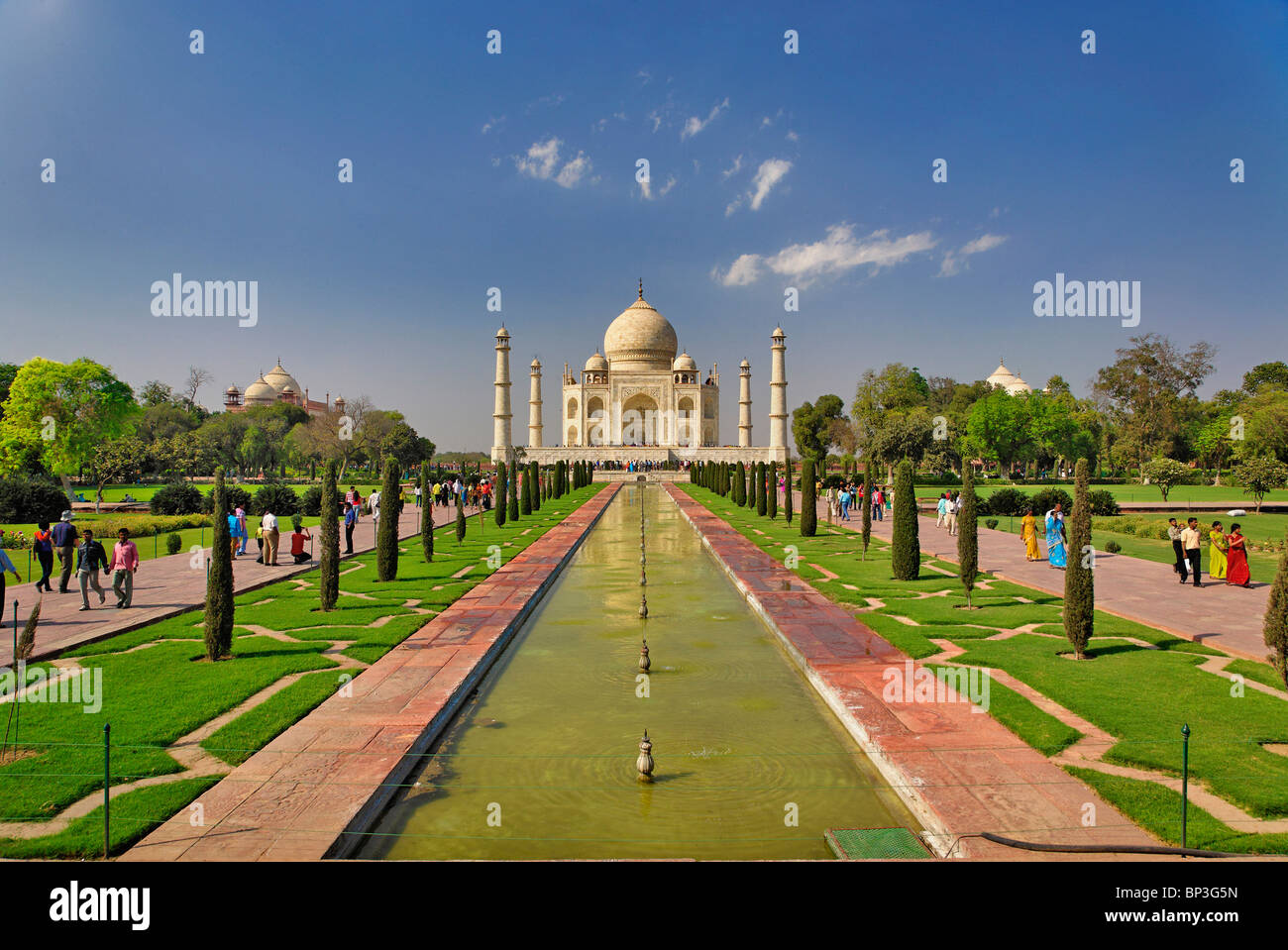 Taj Mahal, a mausoleum located in Agra, India, built by Mughal Emperor ...