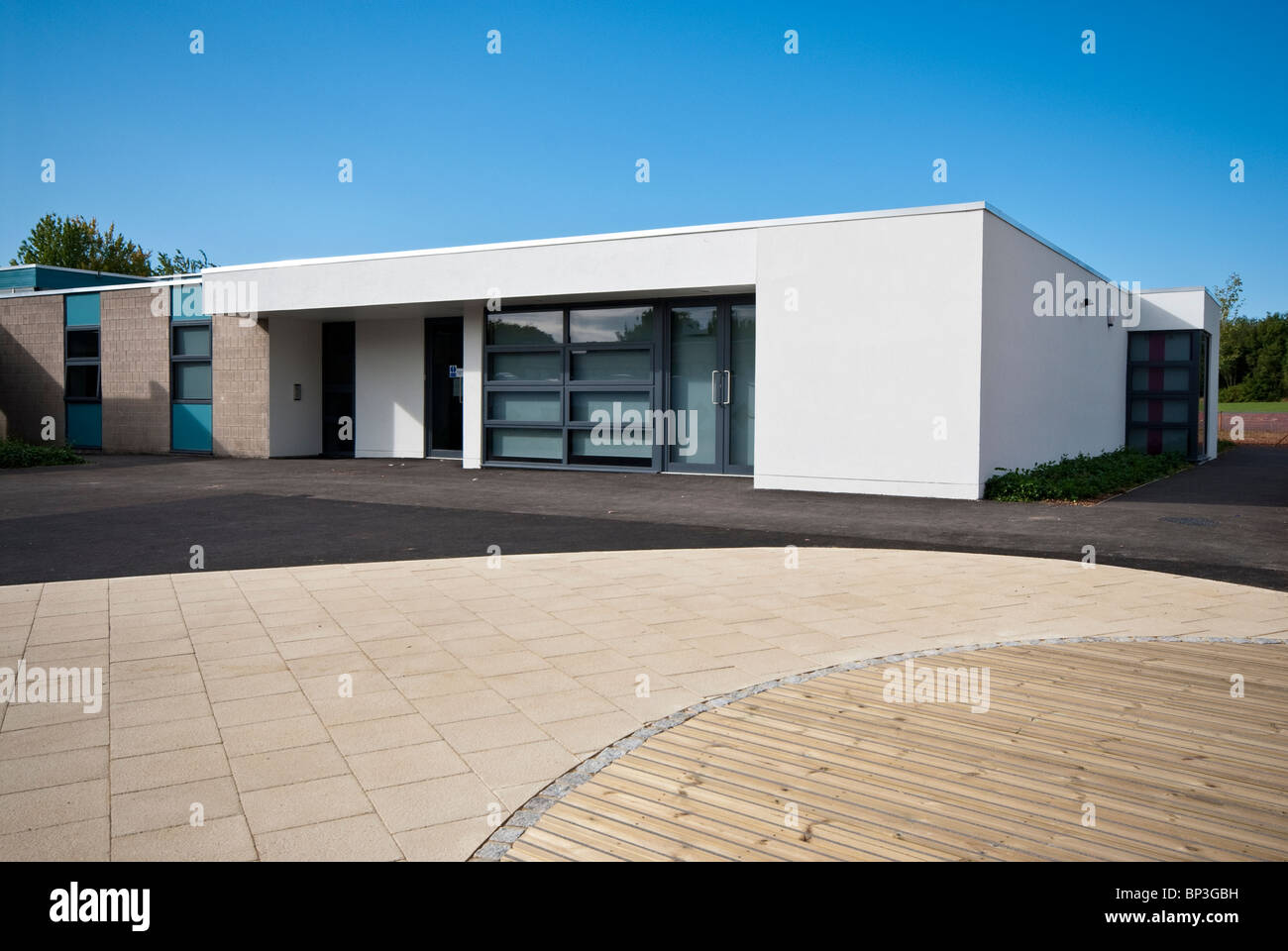 Knights Enham Infant and Junior School exteriors porch and level ...