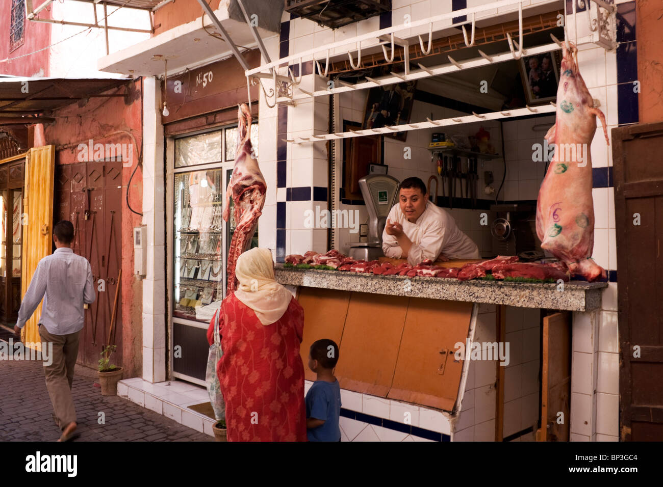 Halal meat morocco hi-res stock photography and images - Alamy
