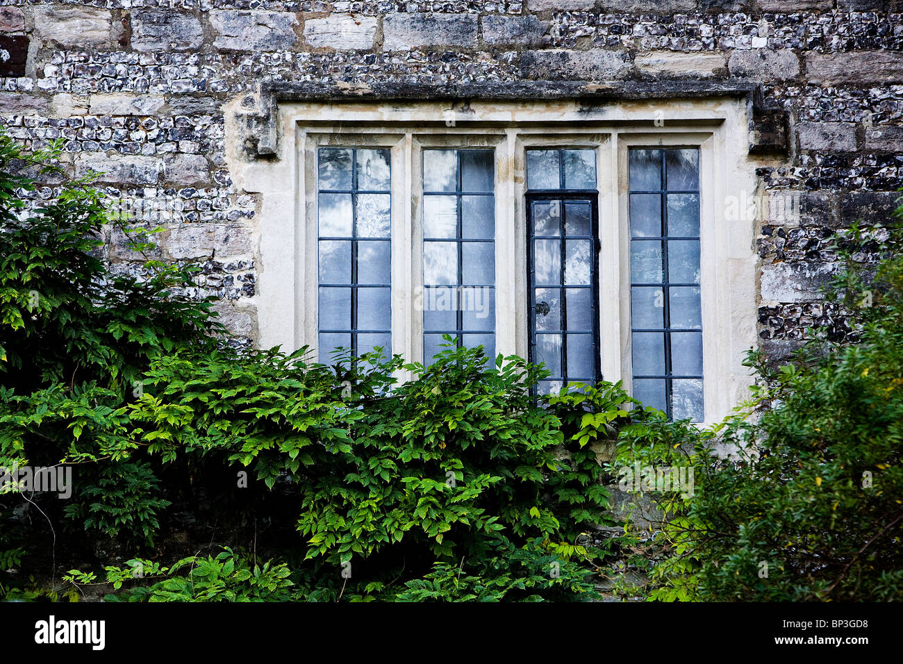 Window seen from the garden of The Priest's House Museum in the High ...