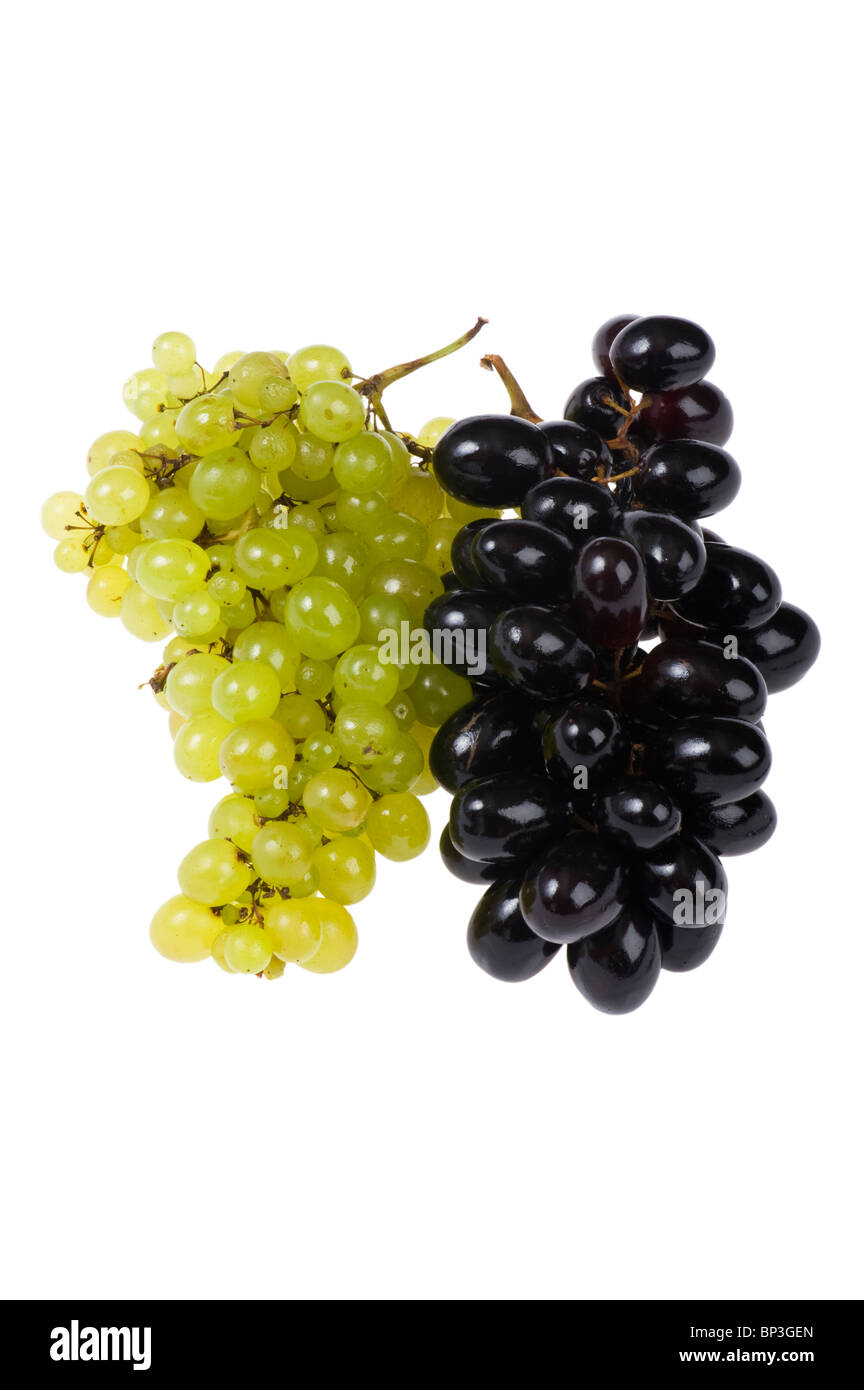 object on white - food grapes close up Stock Photo - Alamy