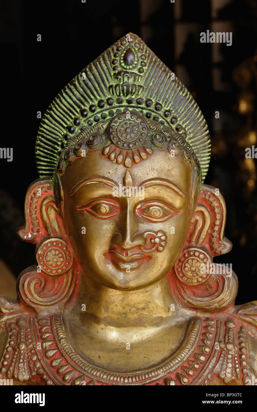 Buddha in storefront window, Delhi, India Stock Photo - Alamy
