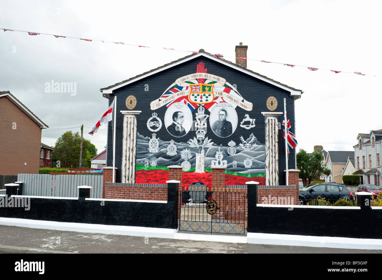 Loyalist Mural in Sydenham East Belfast Stock Photo - Alamy