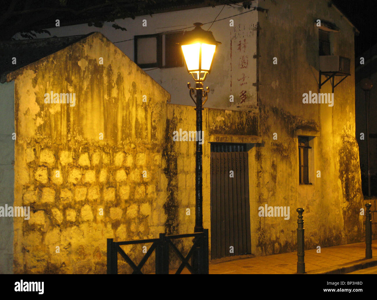 Old Taipa at night, Macau, China Stock Photo - Alamy