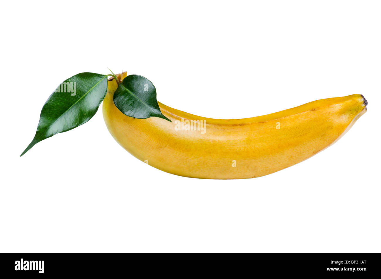 object on white - food banana close up Stock Photo - Alamy