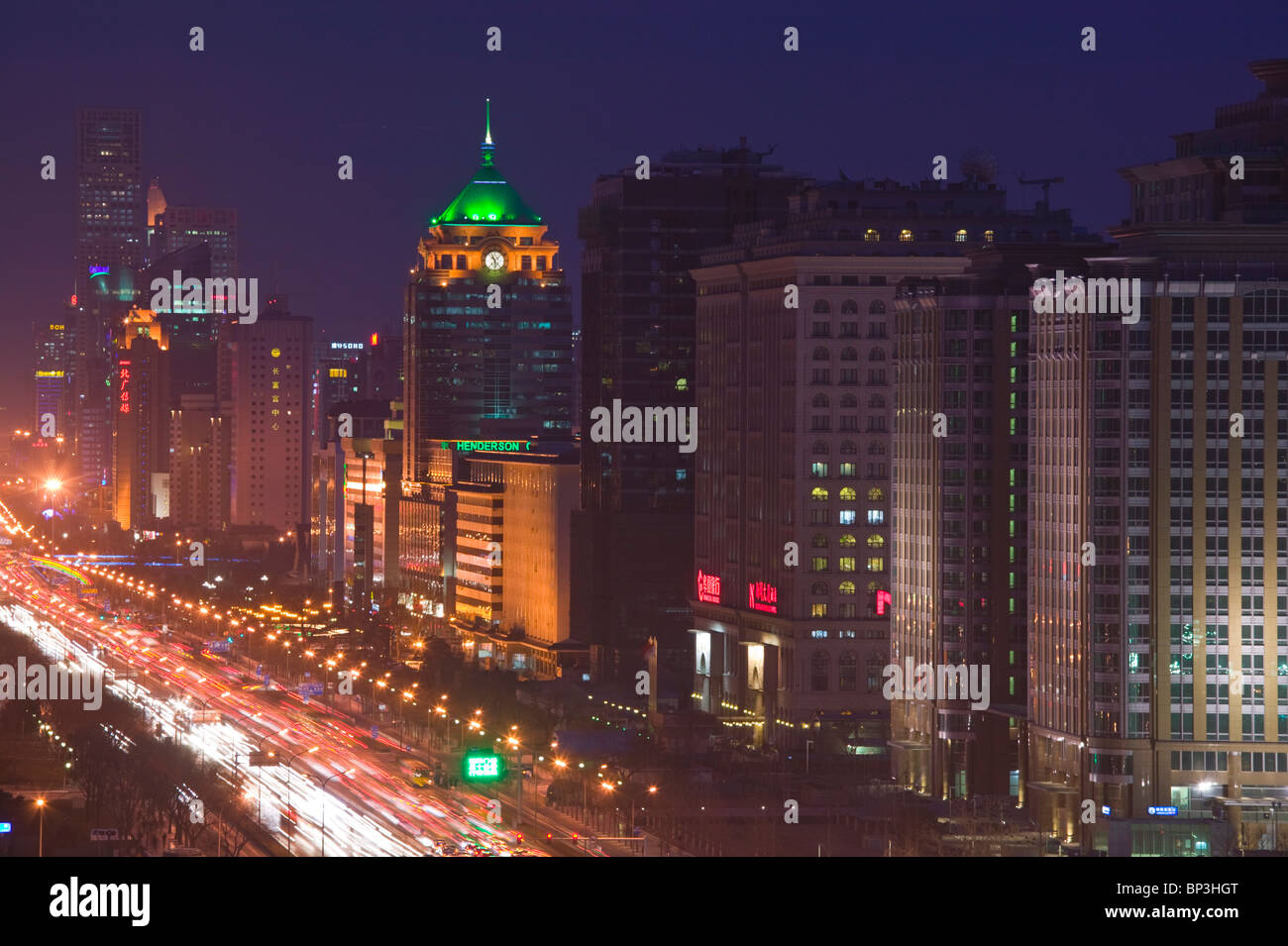 Chinese rush hour traffic beijing hi-res stock photography and images ...