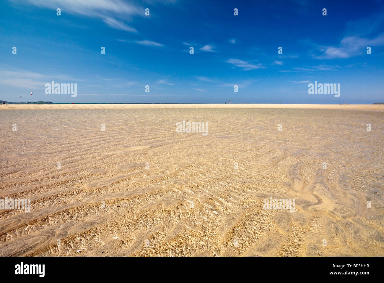 The beautiful beach at Hayle bluff in Cornwall UK Stock Photo - Alamy