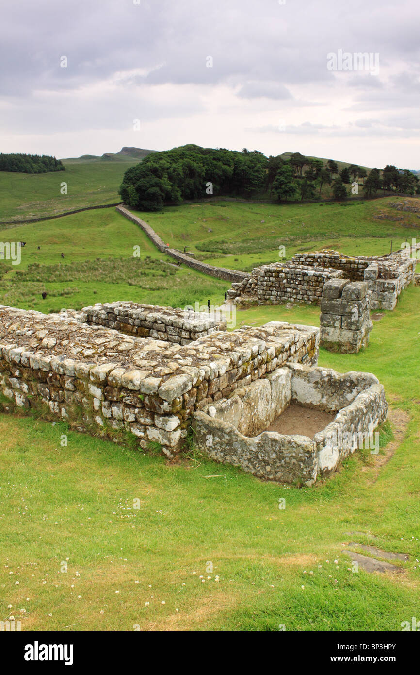 Housesteads Roman Fort and Hadrian's Wall, Northumberland, England ...