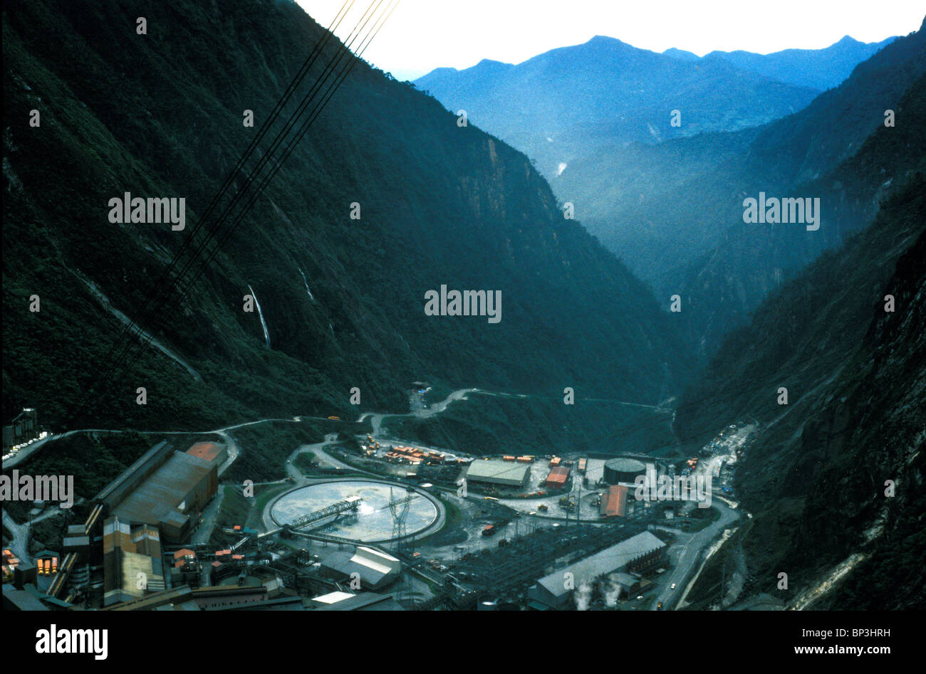 PT Freeport Indonesia's Grasberg mine site, reached by the world's ...