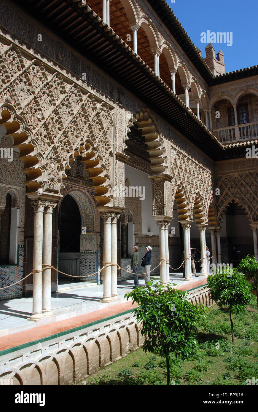 Alcazar - Castle of the Kings, gardens, Seville, Seville Province ...
