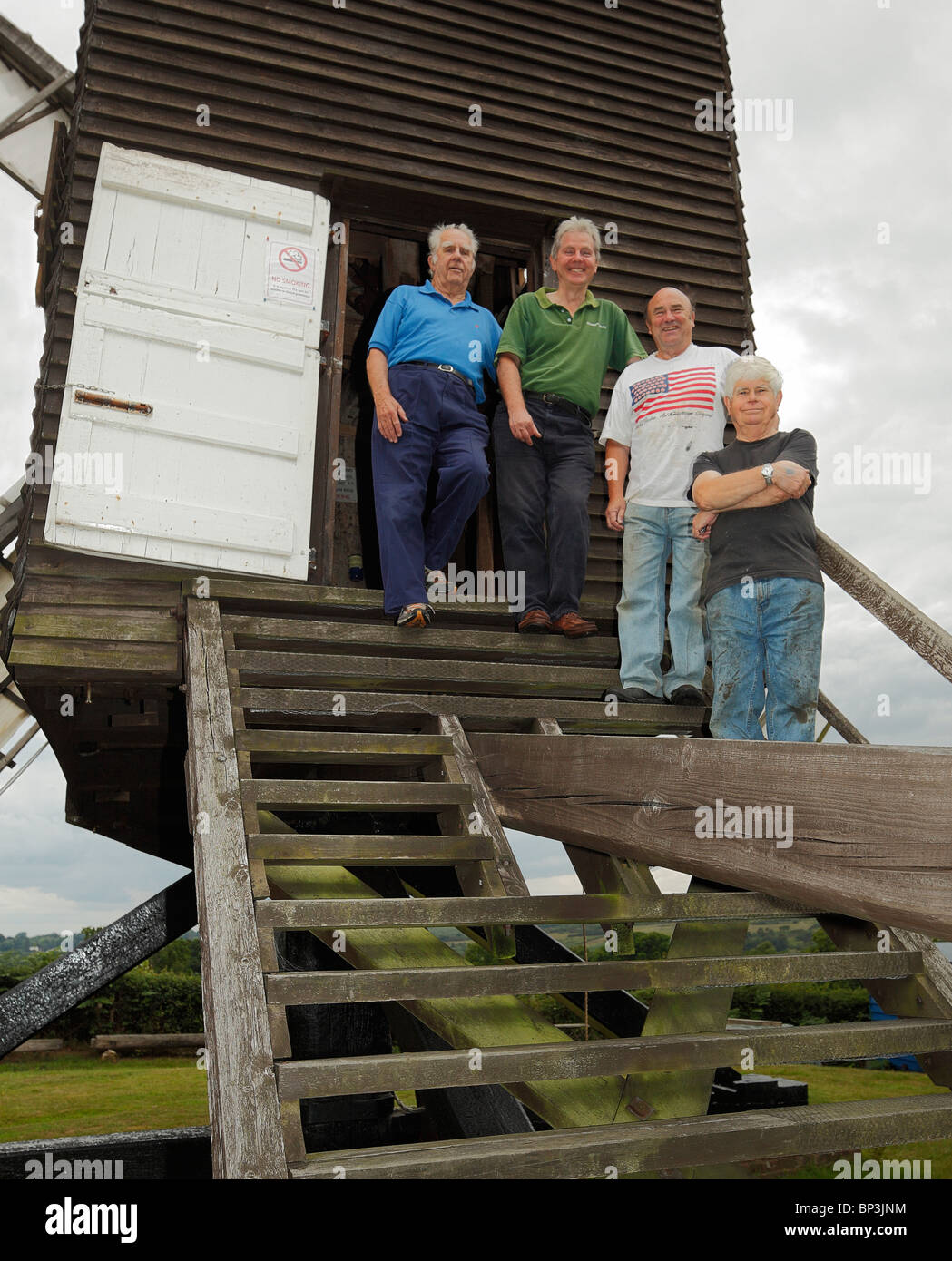 Volunteers who maintain and operate the Nutley post Windmill Stock ...