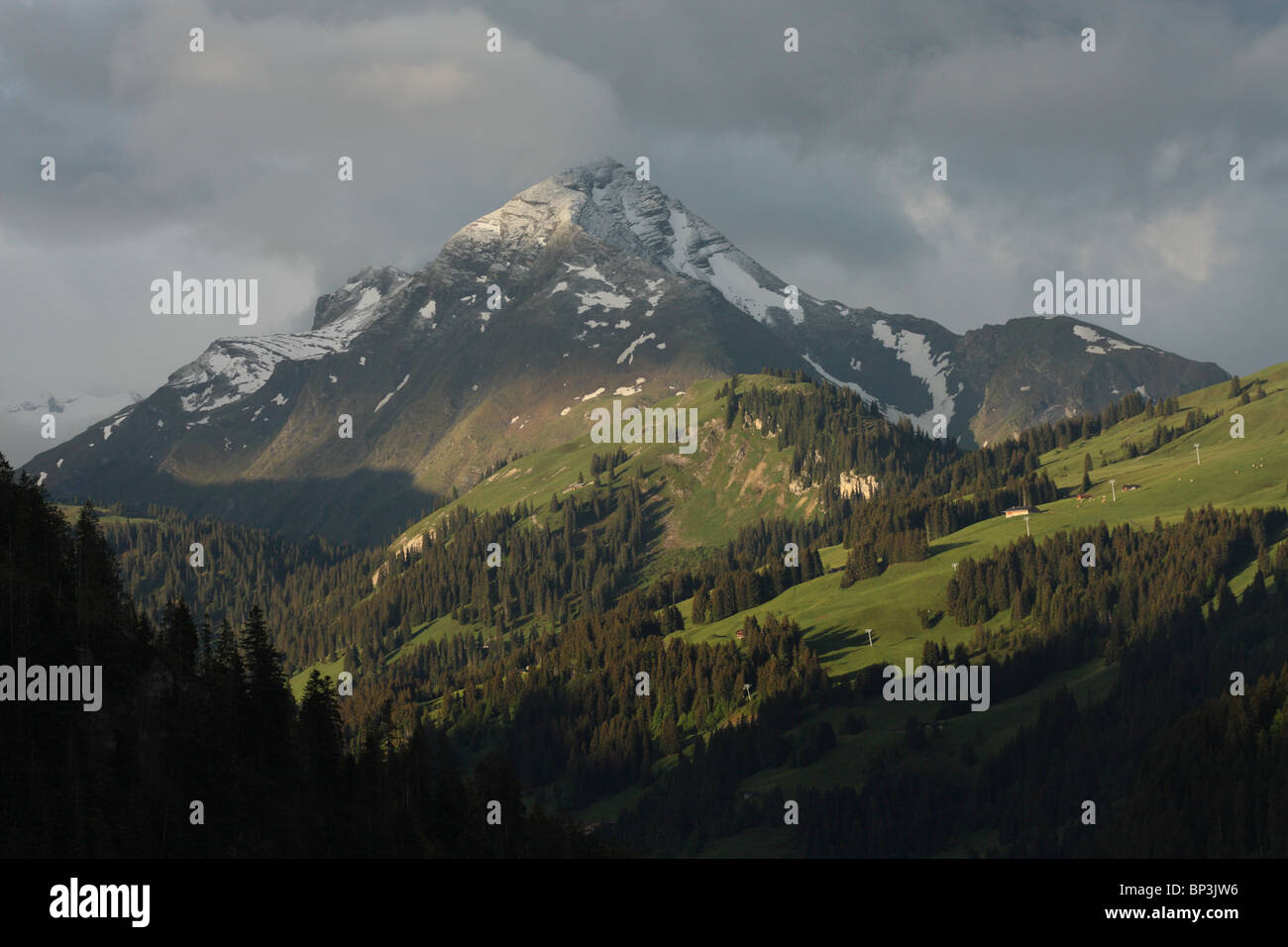 Swiss mountain view Stock Photo - Alamy