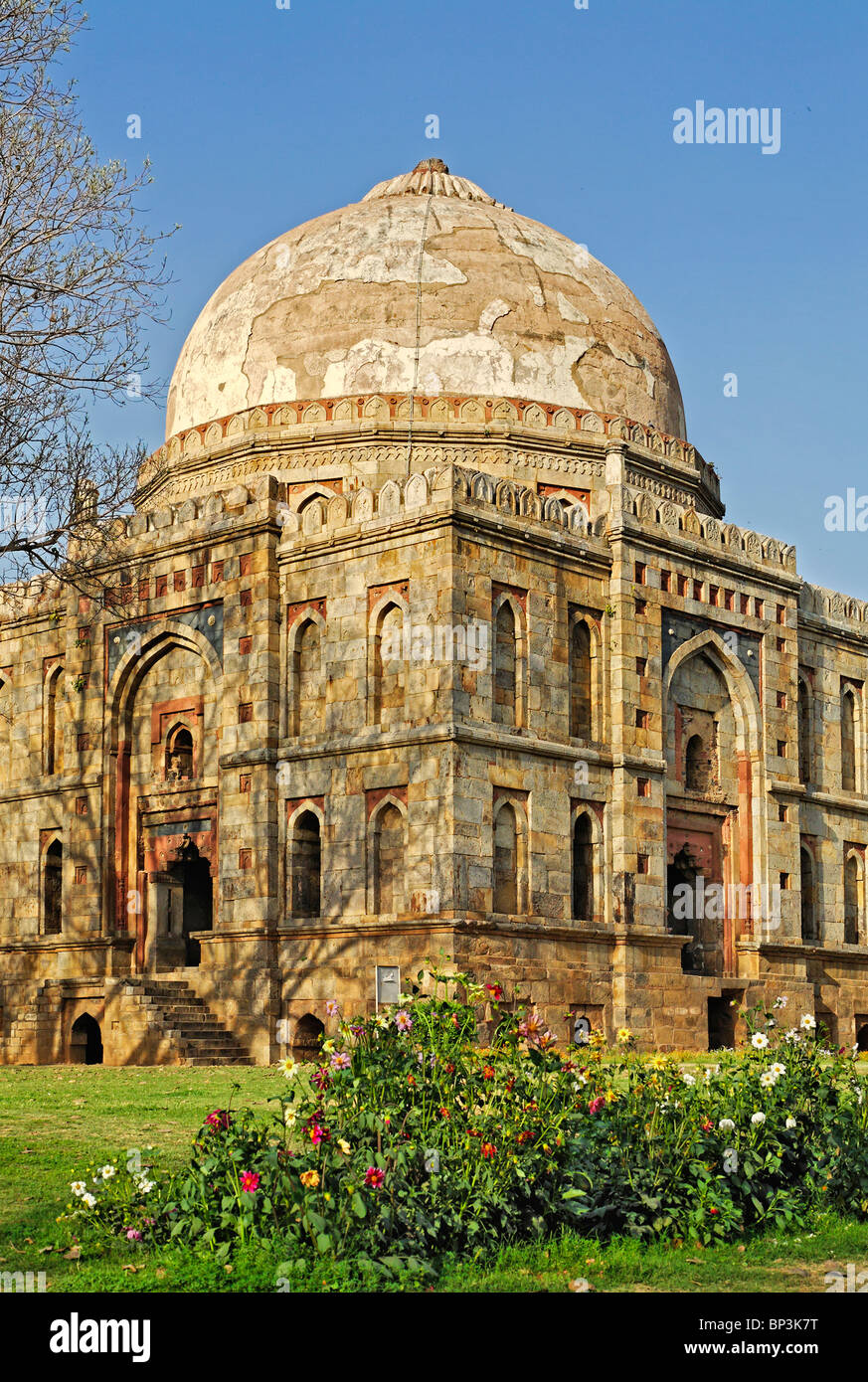 Mosque of Sheesh Gumbad, Lodhi Gardens, New Delhi, India Stock Photo ...