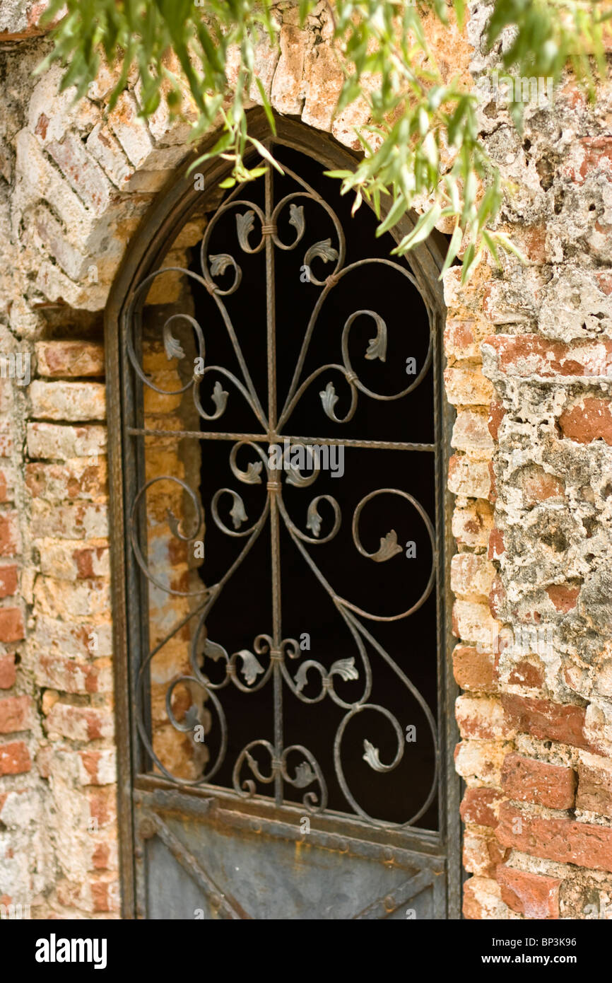 Wrought iron window, Alanya, Turkey Stock Photo - Alamy