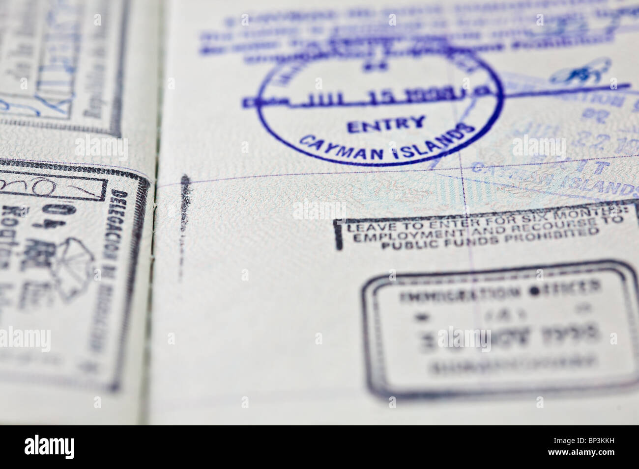 Us customs passport check hi-res stock photography and images - Alamy