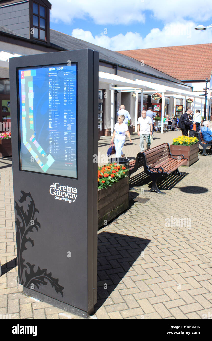 Gretna Gateway Outlet Village, Scotland, an out of town shopping ...