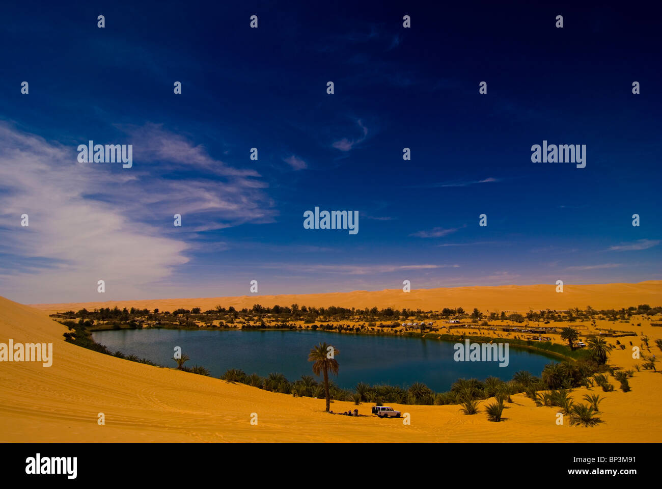 Libya, Fezzan, desert Erg Ubari, Gabraoun lake Stock Photo - Alamy