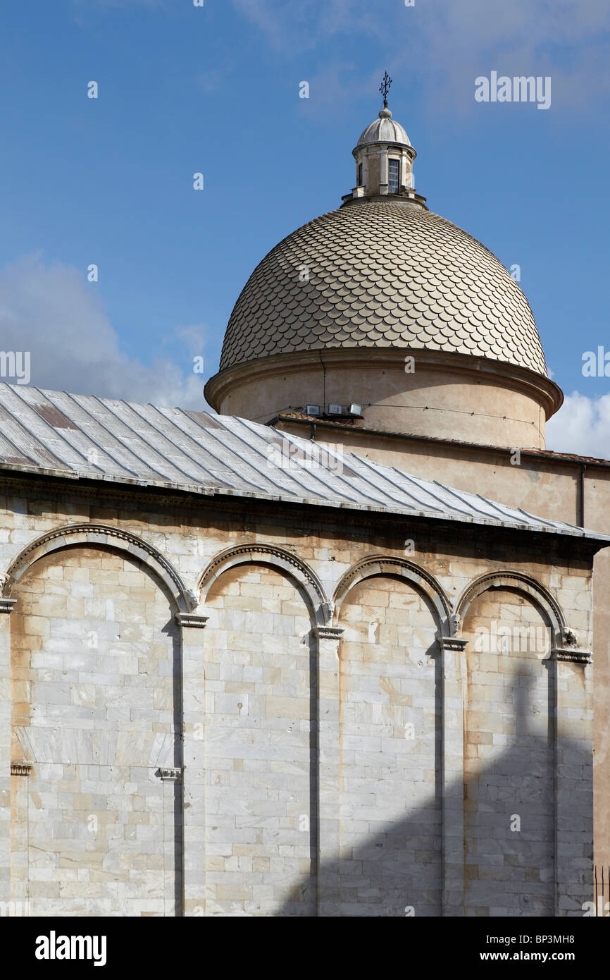 The dome of the Camposanto Monumentale (monumental cemetery) in Pisa ...