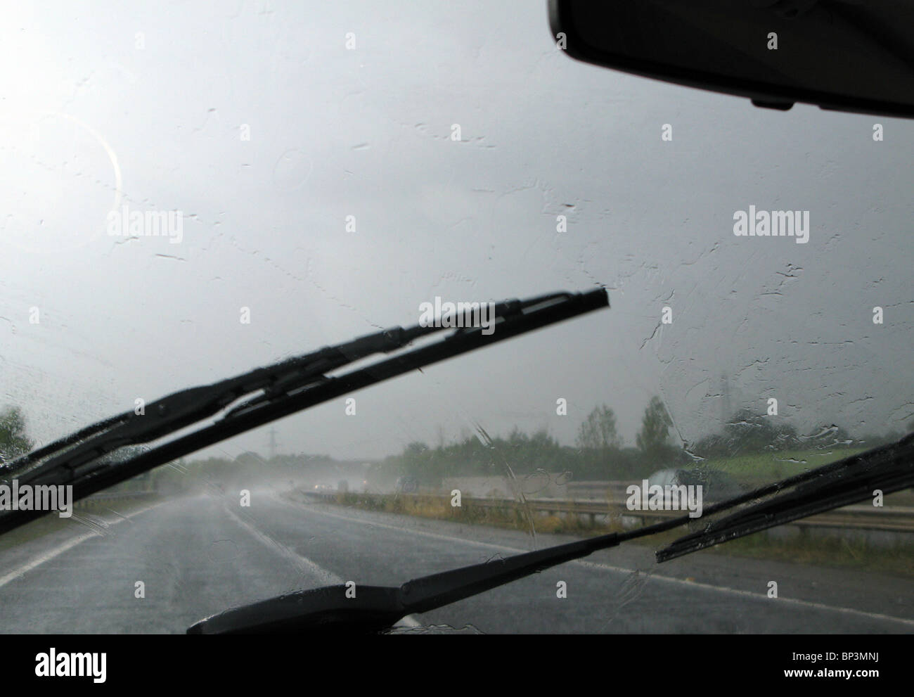 Windscreen wipers in storm hi-res stock photography and images - Alamy