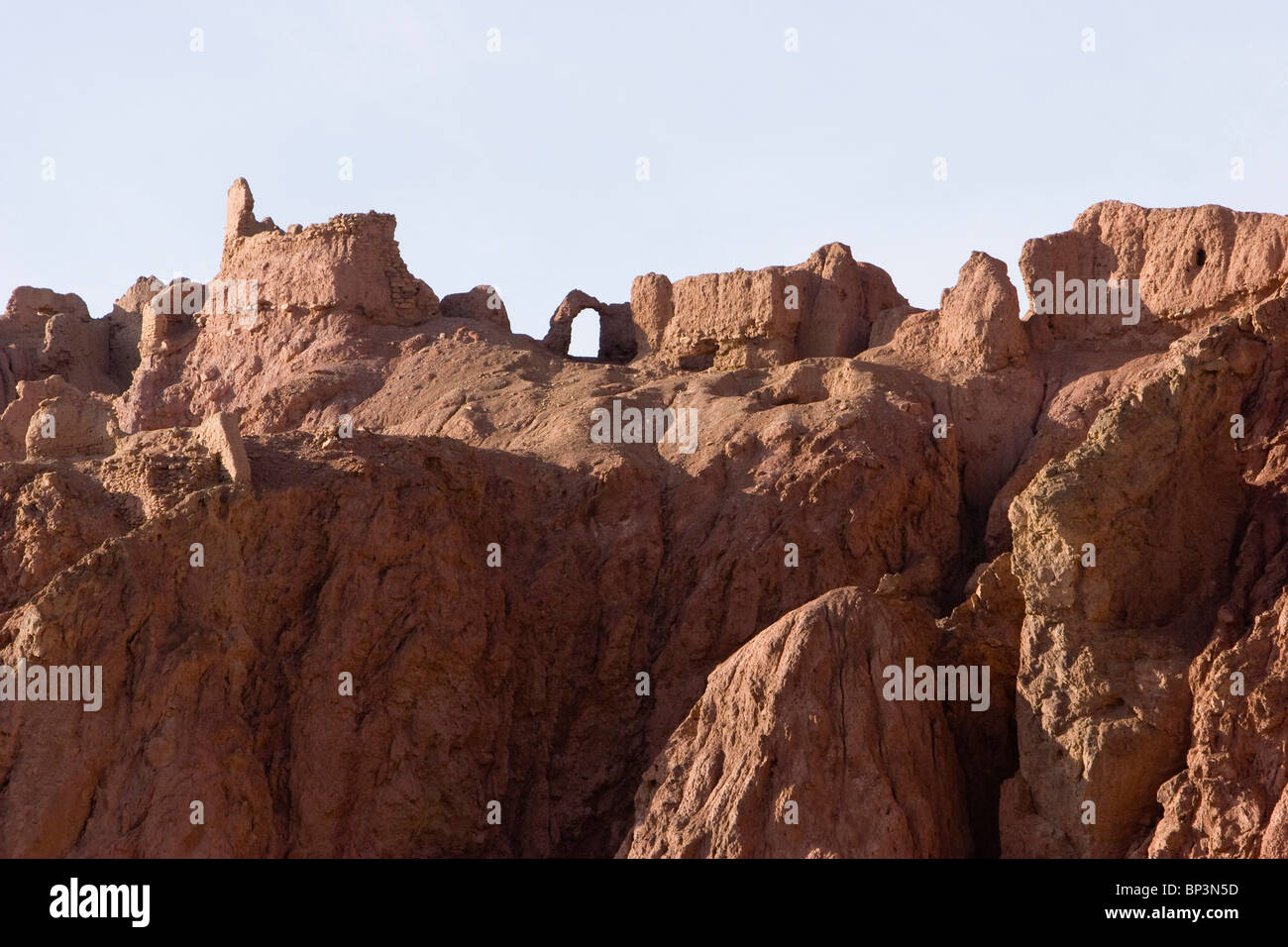 Afghanistan, Bamiyan. Sharh-e-Zohak (The Red City) and its elaborate ...