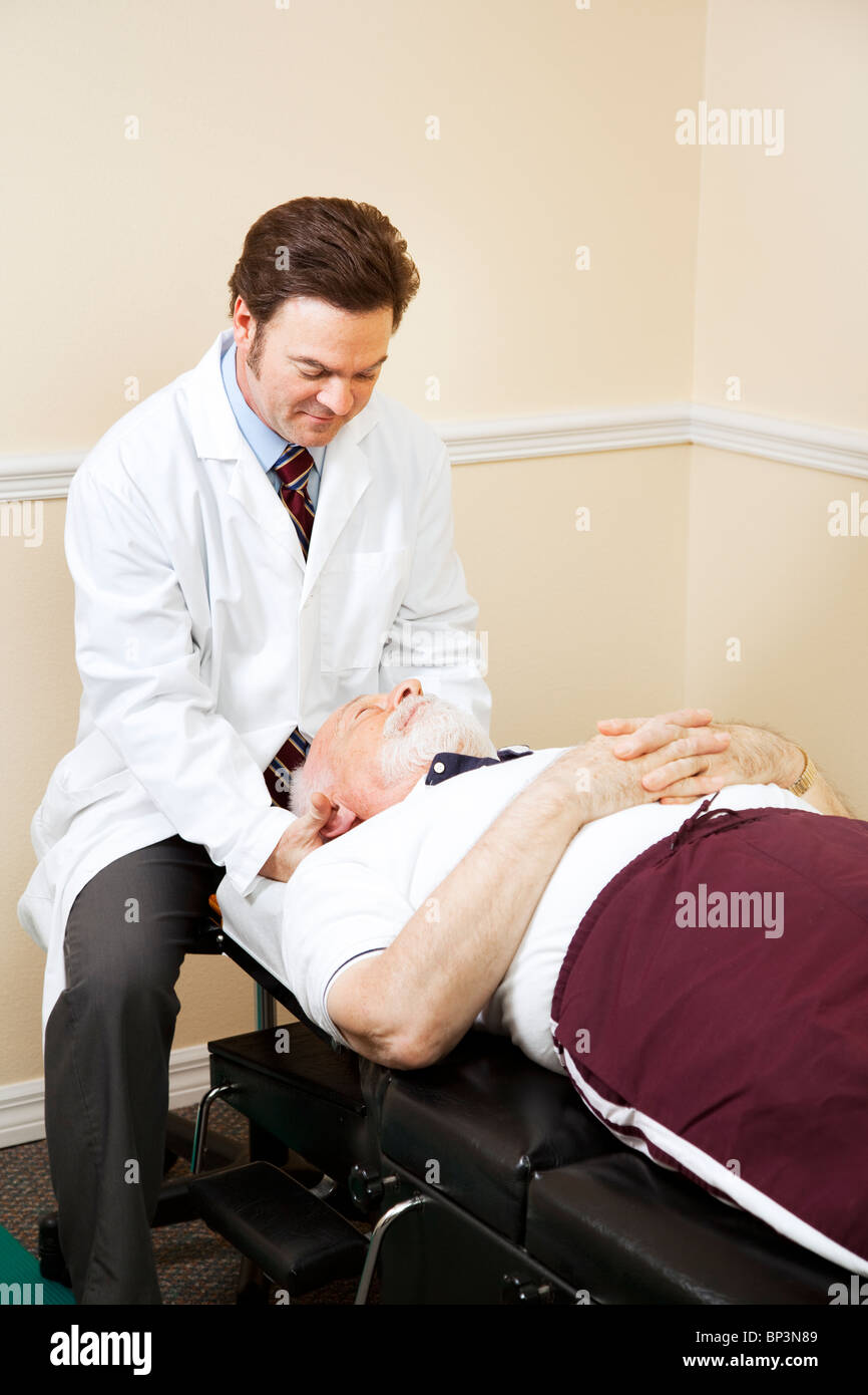 Cervical spine manipulation hi-res stock photography and images - Alamy
