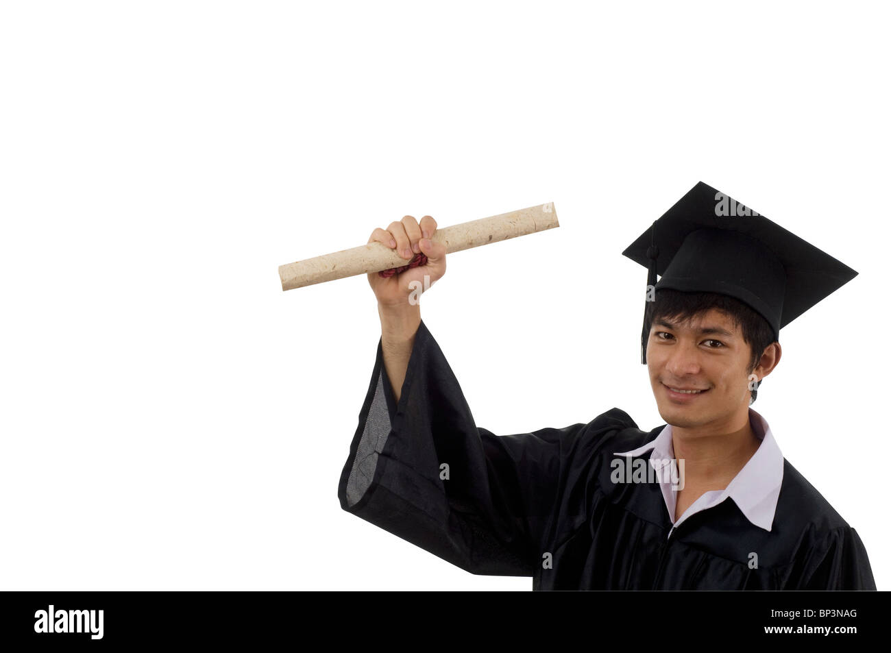 Young male graduate student Stock Photo - Alamy