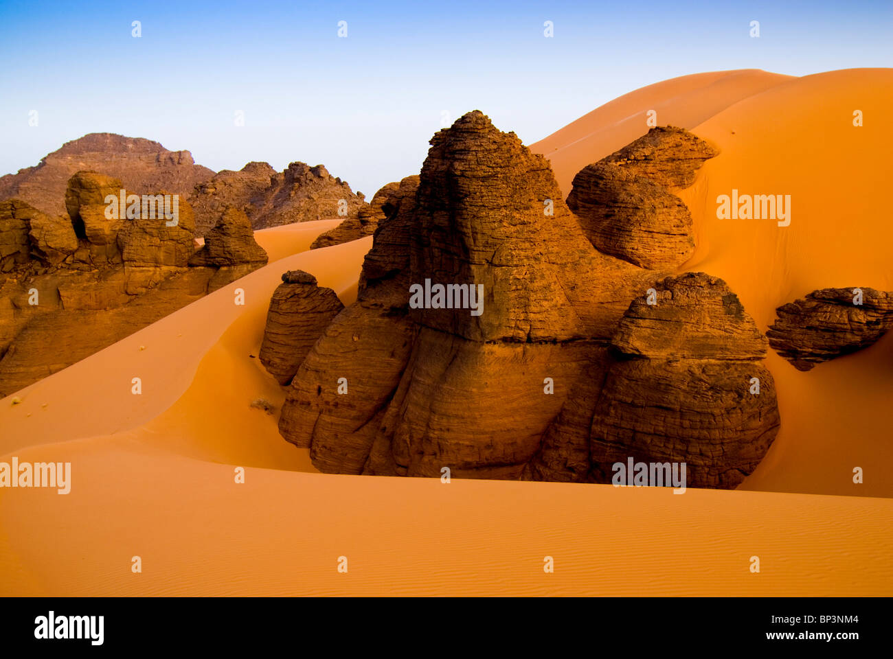 Libya, Fezzan, Akakus desert Stock Photo - Alamy
