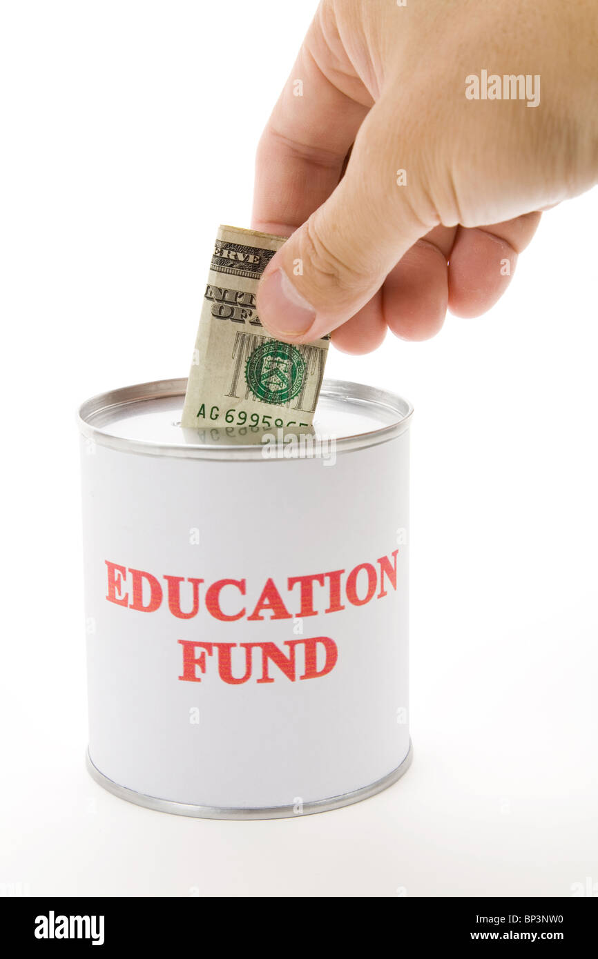 Education fund, concept of saving for college Stock Photo - Alamy